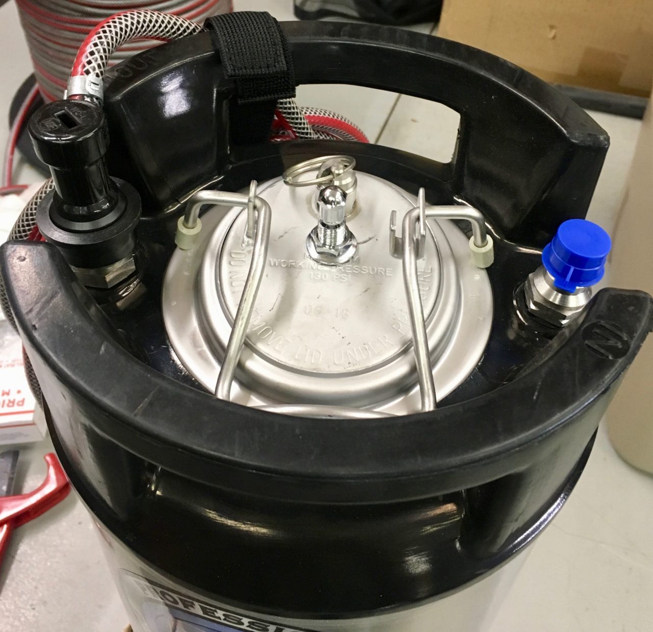 5 Gallon Sprayer with Straight Hose and Quick Coupler - Professional ...